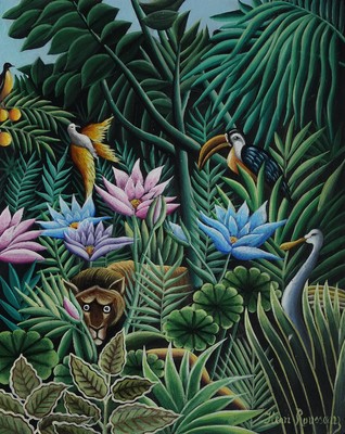 Henri Rousseau Jungle Paintings Henri Rousseau Reproduction Oil