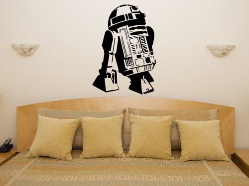 R2D2 Star Wars Robot Droid Wall Art Decal Sticker Picture Poster ...