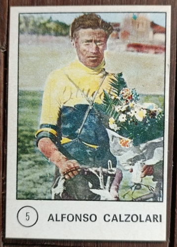 N.5 Alfonso Cabrera Cyclisme Figurine Folgore Année 1967 | eBay