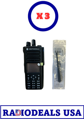 Motorola XPR7580 800MHz Radio AAH56UCN9KB1AN and Antenna only - 3PC | eBay