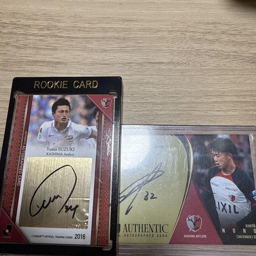 Kashima Antlers Yuma Suzuki Kimihito Nono autograph card set | eBay