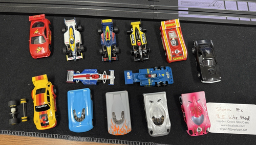 HO Slot Car Mixed Lot A/FX TYCO WIZZARD SUPER G+, NC-2, DR-1, 6-Wheel ...