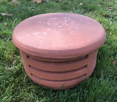 Chimney Pot Cap Cowl Reclaimed Gas Flue Terracotta Clay | eBay UK
