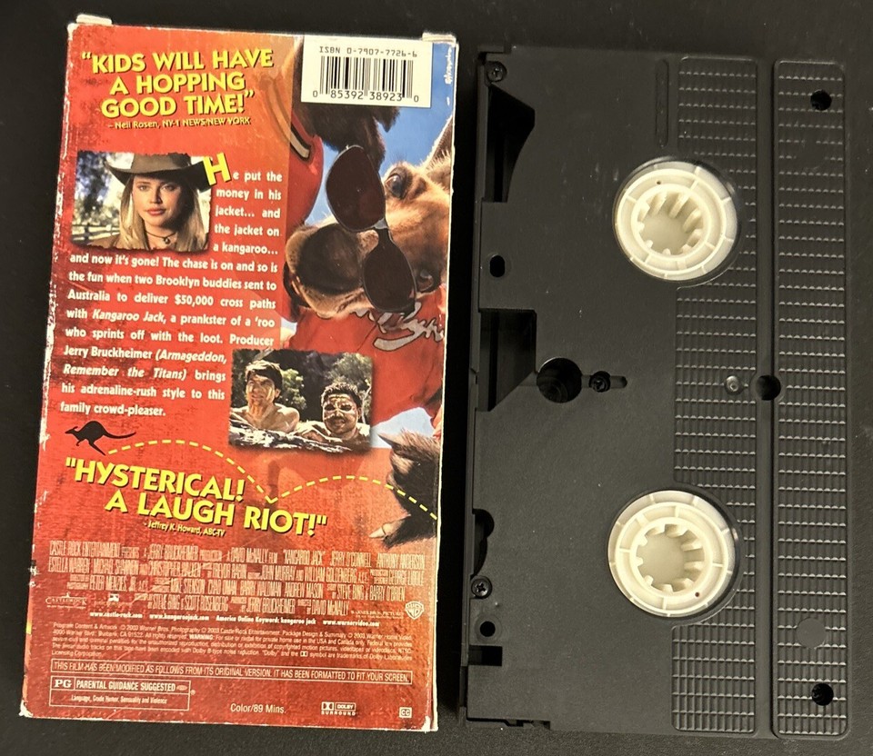 Kangaroo Jack VHS Christopher Walken Michael Shannon Estella Warren A ...