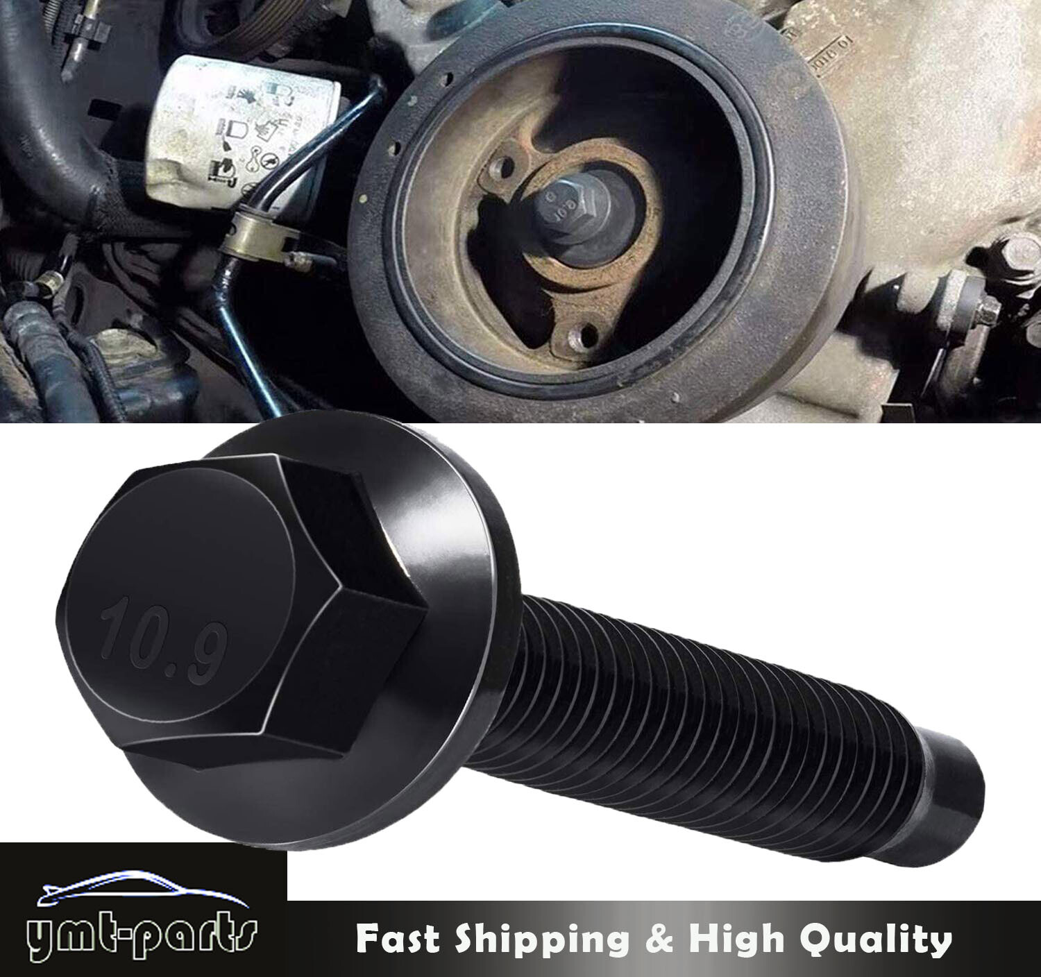 Crank Pulley Bolt Crankshaft Tool F5RZ-6A340-B for Ford Lincoln Mercury ...