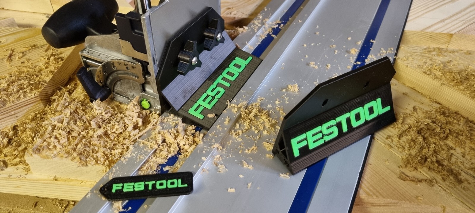 Festool Domino DF 500 700 to Festool Makita Scheppach Guide Track Rail ...