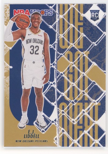 E. J. LIDDELL 2022-23 PANINI HOOPS ROOKIE WE GOT NEXT #35 PELICANS RC ...