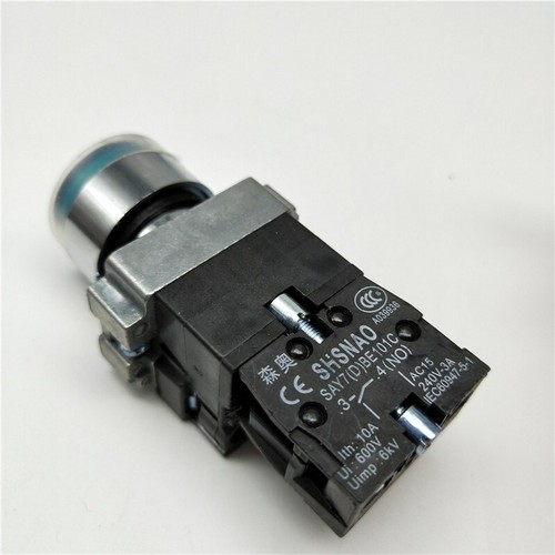 1PC NEW Illuminated button green 1NO ZB2BW33C+ZB2BWB31C=XB2BW33B1C #YX ...