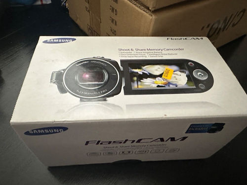 NEW Samsung SMX-F33BN Flashcam Shoot & Share Memory BLACK | eBay