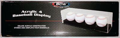 BCW Acrylic 4 Baseball Display Case 1-AD12-4-New-FREE SHIPPING!!! | eBay