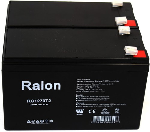 12V 7Ah SLA replacement battery for Razor E300S Electric Scooter 2pack ...