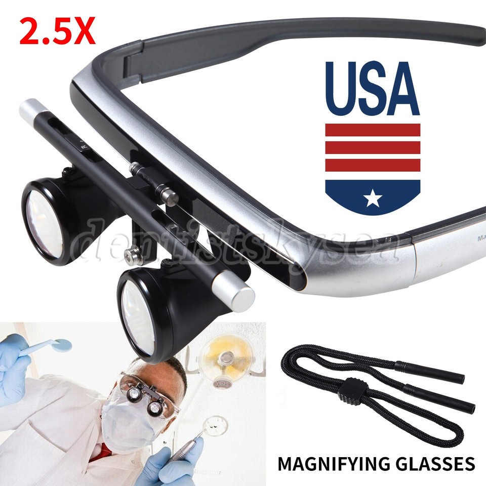 Surgical Binocular Loupes Magnifier 3.0X/2.5X Magnifying Glasses NEW ...