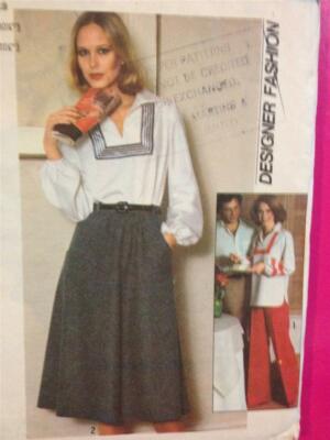 Simplicity Sewing Pattern 8087 Ladies / Misses Top Skirt Pants Size 6-8 ...