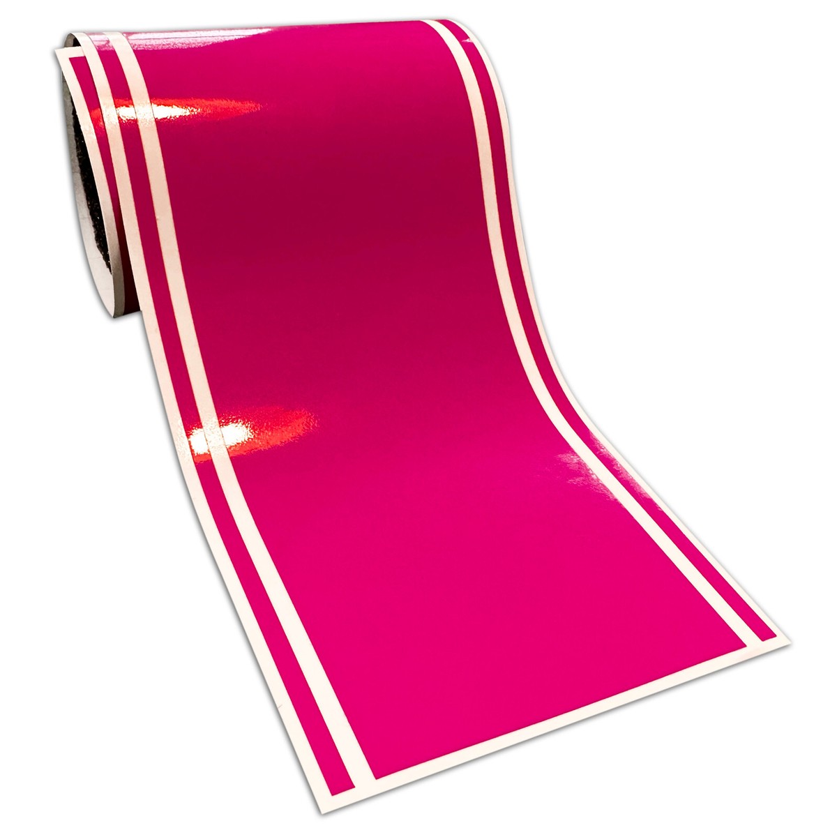 Pink Vinyl Racing Stripes 63''x11'' Racing Body Stripes Stickers,Cars