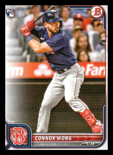 2022 Bowman Connor Wong #82 Rookie Card Boston Red Sox RC | eBay