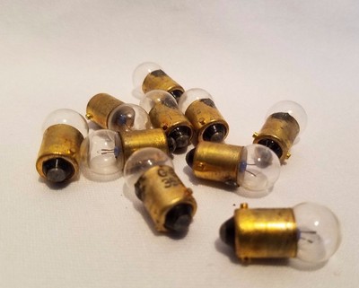 Lot of 10 General Electric GE 354 GE354 Miniature Lamps Light Bulbs 2 ...