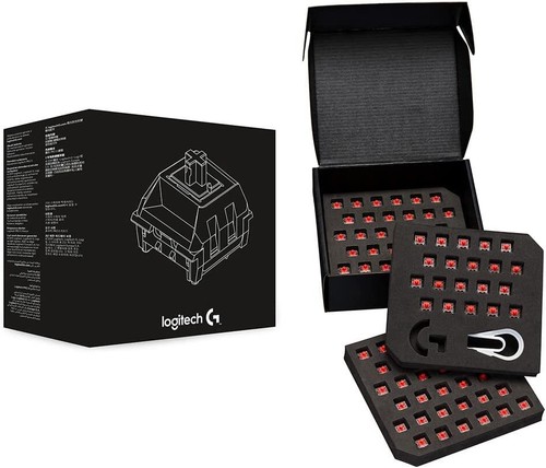LOGITECH PRO X SWITCH KIT GX RED LINEAR 92 SWITCHES | eBay