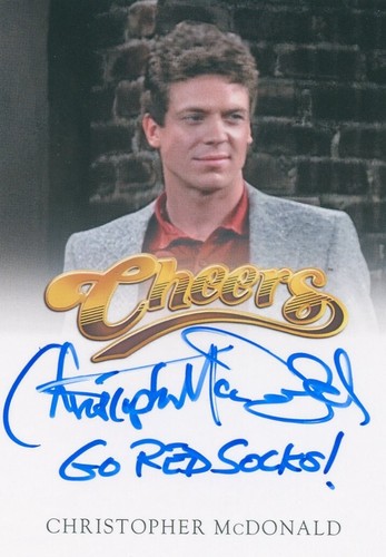 NEW Cheers Inscription Autograph Card of Christopher McDonald as Rick ...