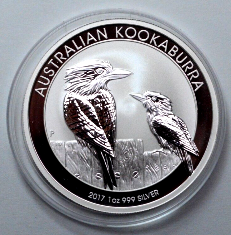 2017 PERTH MINT $1 Dollar 1 OZ 9999 SILVER AUSTRALIAN KOOKABURRA IN ...