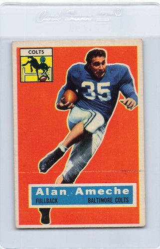 1956 Topps #12 Alan Ameche Colts VG/EX 1198 | eBay