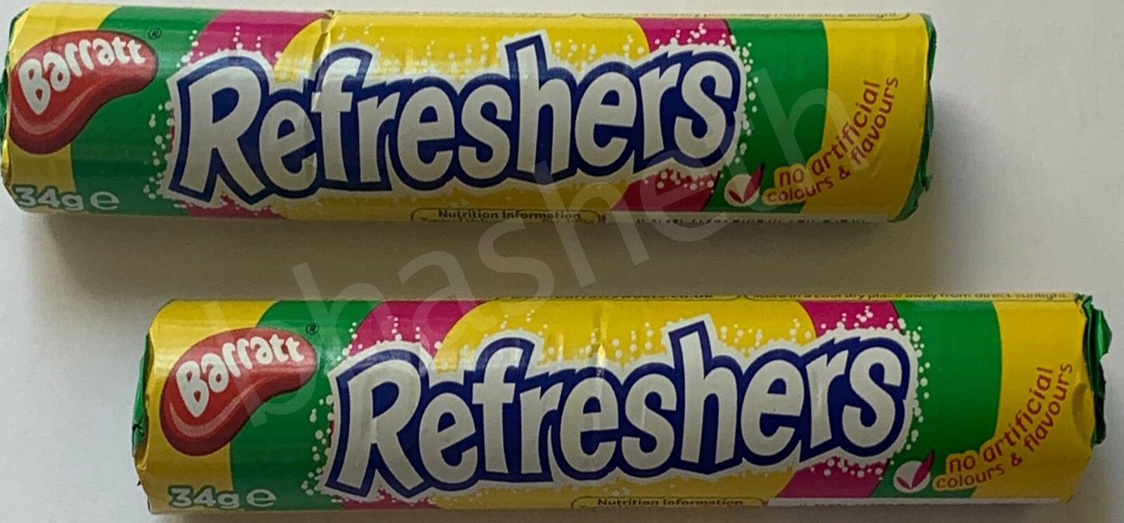 Barratts Refreshers 34g Rolls. Fruit Flavour Fizzy Retro Sweets. | eBay UK