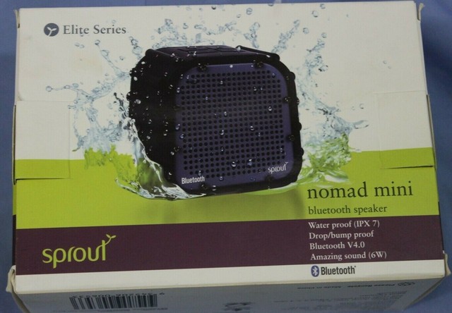 Sprout Nomad Mini Portable Bluetooth Speaker - Black for sale online | eBay