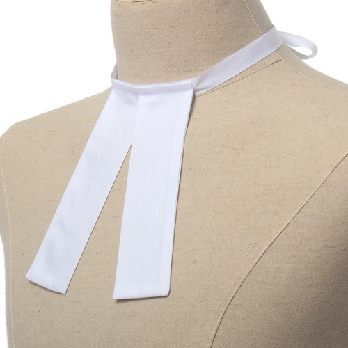 White Barrister Band Preaching Band Preaching Tabs Tape Style Courtwear ...