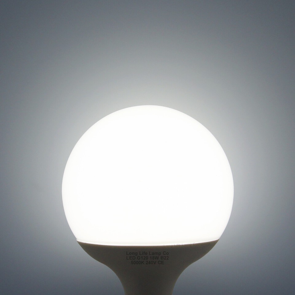 LED Globe Light Bulb 18w Replacement for 162w B22 E27 Warm or White ...