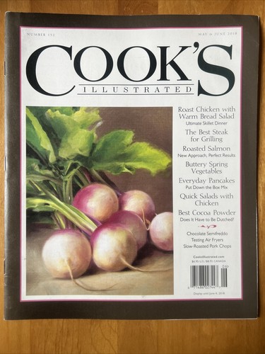 Cooks Illustrated May June 2018 Magazine 152 | eBay