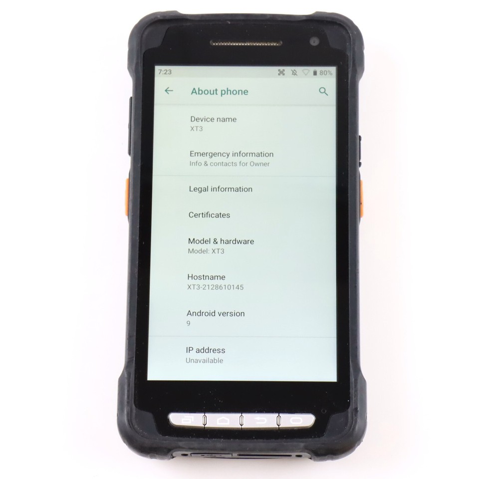 Janam XT3-STKGBMNW00 Mobile Android Computer Barcode Scanner 4GB/64GB ...
