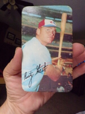 LIMITED EDITION X-TRA LARGE RUSTY STAUB BASEBALL CARD | eBay