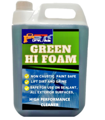 Snow Foam Car Shampoo Hi Foam 5 Litre Green Scented Vehicle Wash Truck ...