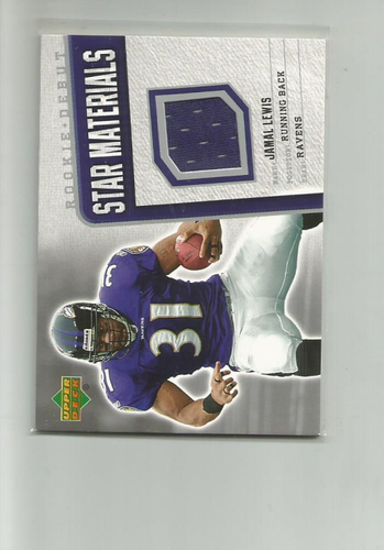 2006 UPPER DECK ROOKIE DEBUT STAR MATERIALS SILVER #SMJL JAMAL LEWIS ...