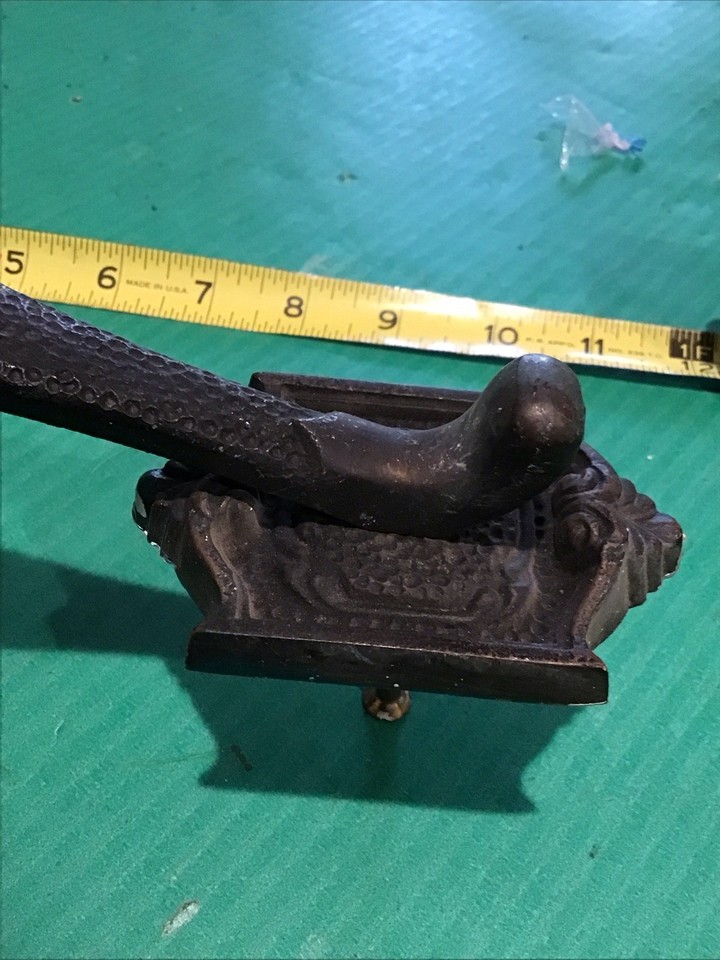 Vintage Gothic Hammered Black Bronze Thumb Latch Door Pull Handle 11 ...