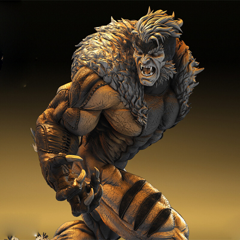 SABRETOOTH 1/8 1/6 3D print Figure Model Kit Unpainted Unassembled ...