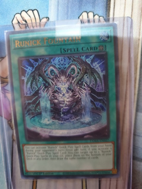 Yu-Gi-Oh! TCG Runick Fountain Tactical Masters TAMA-EN027 1st Edition ...