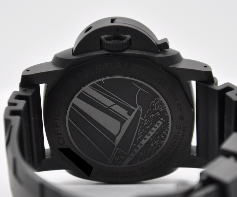 Panerai Submersible Luna Rossa Carbotech Americas Cup PAM01039 47mm ...