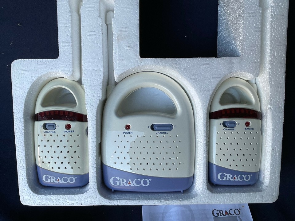 NEW Graco UltraClear Multi-Channel Baby Monitor Sound & Lights Phone ...