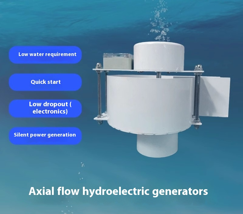 Micro Vortex Hydroelectric Generator with Low Drop, Permanent Magnet ...