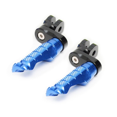 Blue R-FIGHT 1" Extended Front Foot Pegs For Kawasaki Ninja 250R 08 09 ...