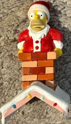 THE SIMPSONS Homer Simpson as Santa Claus in the Chimney Christmas ...