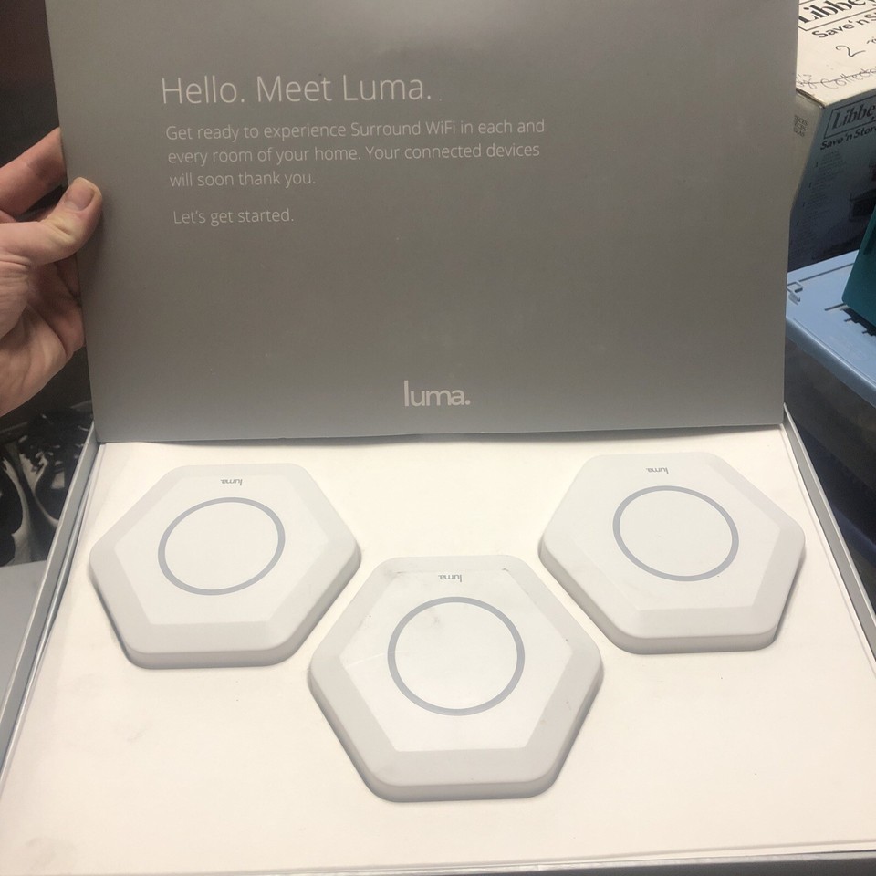 Luma surround Wi-Fi system - Luma Wireless-AC Dual-Band Wi-Fi Router (3 ...