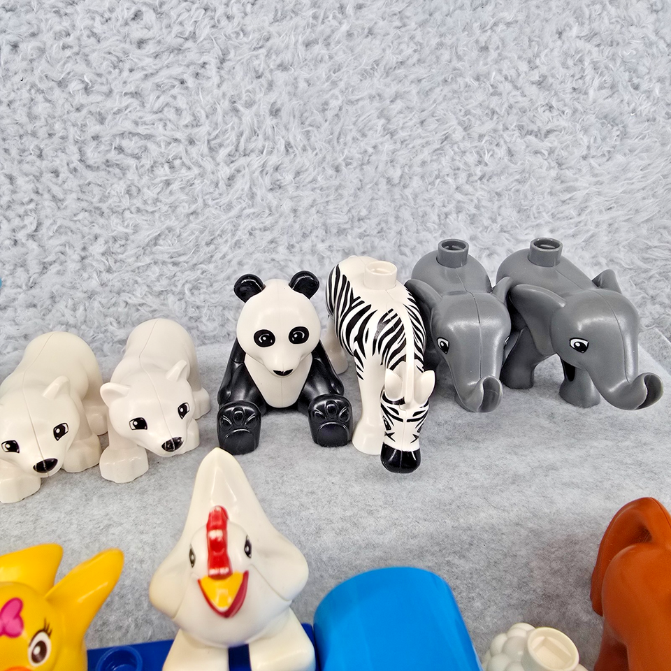 LEGO Duplo Huge Animal Lot (25) Zoo Farm Disney Pooh Stuffy Giraffe ...