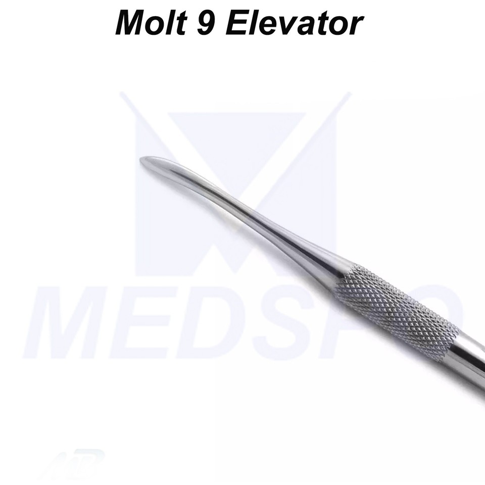 Dental Periosteal Molt 9 Elevators Surgical Implants Periosteum Oral ...