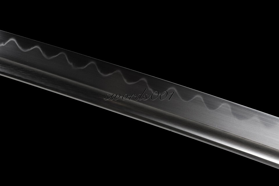 Japanese Samurai Katana Full Tang T10 Steel Clay Tempered Razor Sharp ...