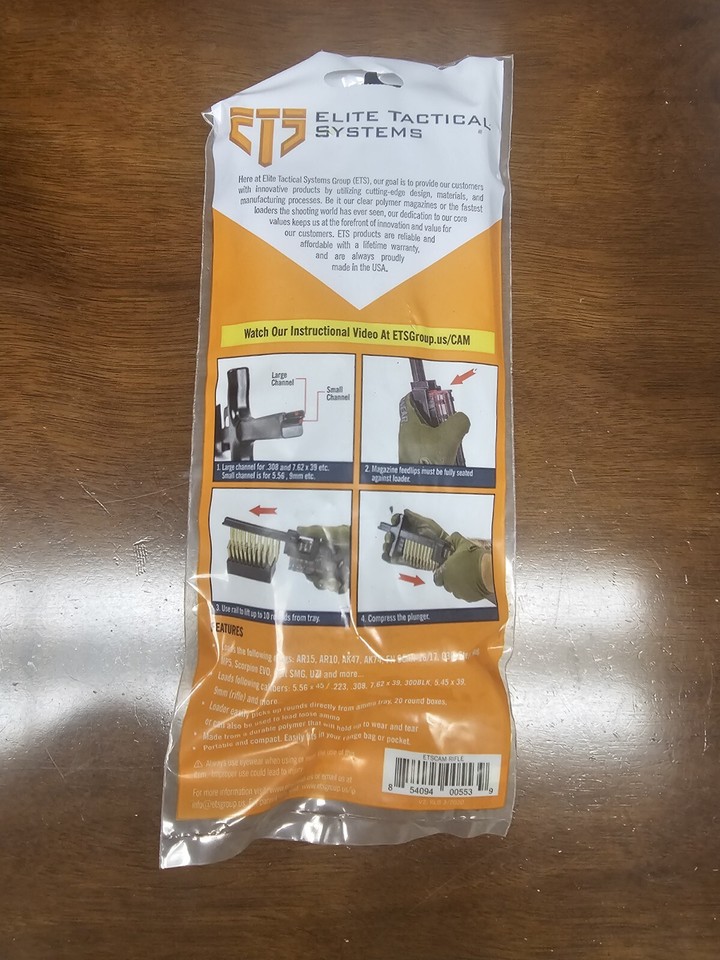 CLEARANCE! Elite Tactical Systems ETS CAM Universal Speed Rifle ...