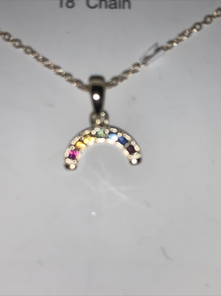 Ava Ro 18” Chain sterling silver made with Swarovski Crystals | eBay