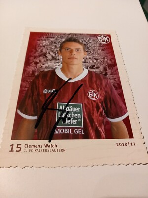 Signierte AK Clemens Walch 1.FC Kaiserslautern NEU | eBay.de