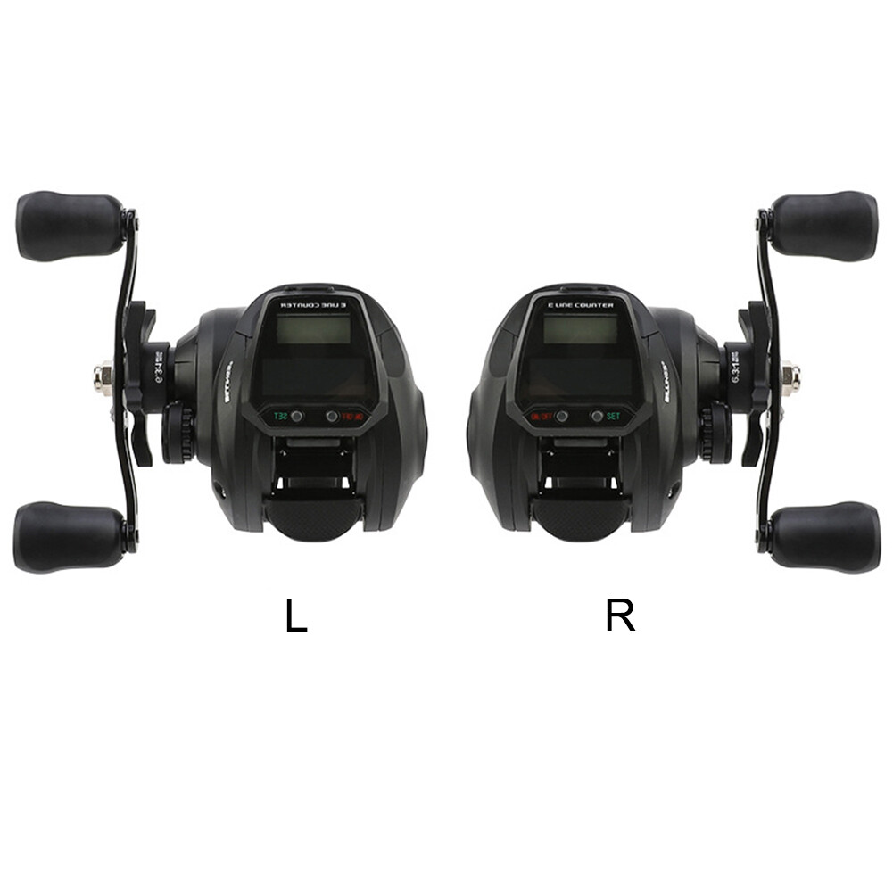 High Speed 6.3:1 8kg Spinning Reel Digital Display Electronic Fishing ...