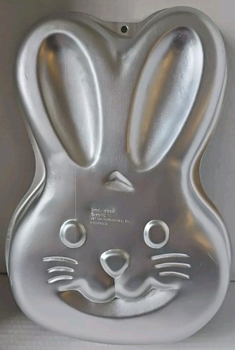 Vintage 2003 Wilton Bunny Rabbit Cake Mold Pan 2105-2074 Aluminum | eBay